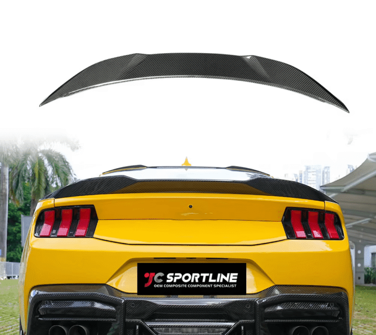 Carbon Fiber Rear Spoiler for 2024 Ford Mustang S650 GT