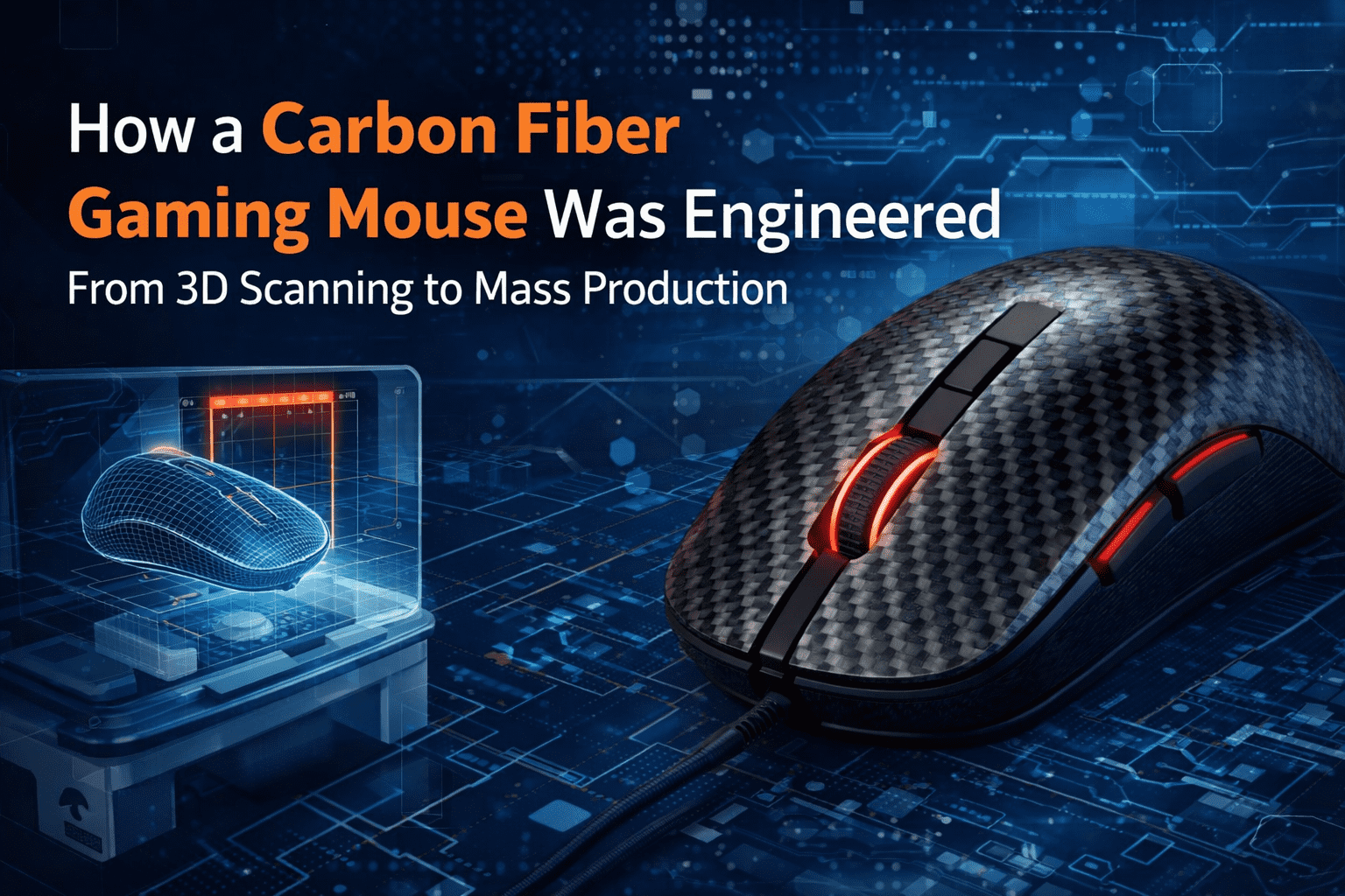 How a Carbon Fiber Gaming Mouse Was Engineered: From 3D Scanning to ...